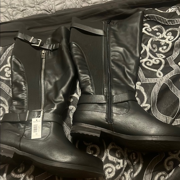 torrid | Shoes | Torrid Black Winter Rain Boots With Classic Silhouette ...